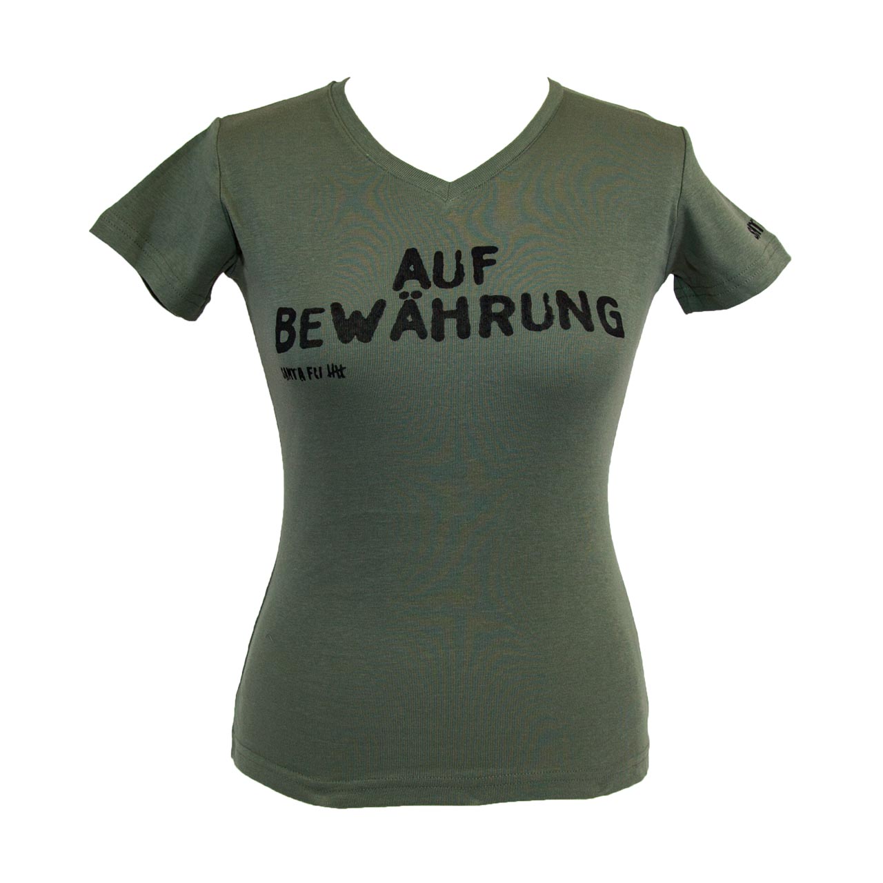 Lady-Shirt oliv, "Auf Bewährung", kurzarm | Damen | Kleidung | Produkte ...